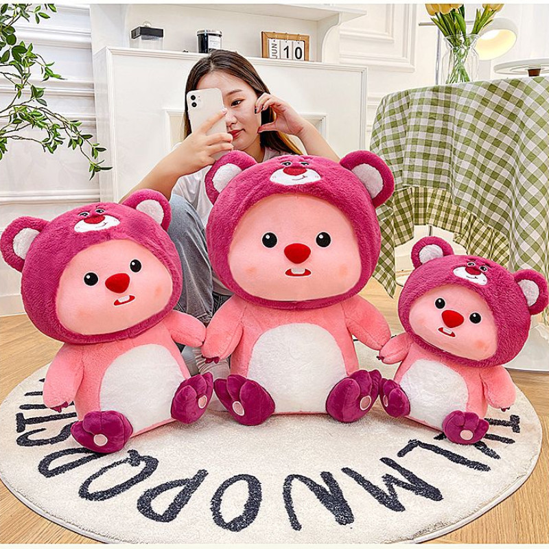 Ready Straw 60CM Strawberry loopy Beaver Doll Ruby Doll Plush Toy ...