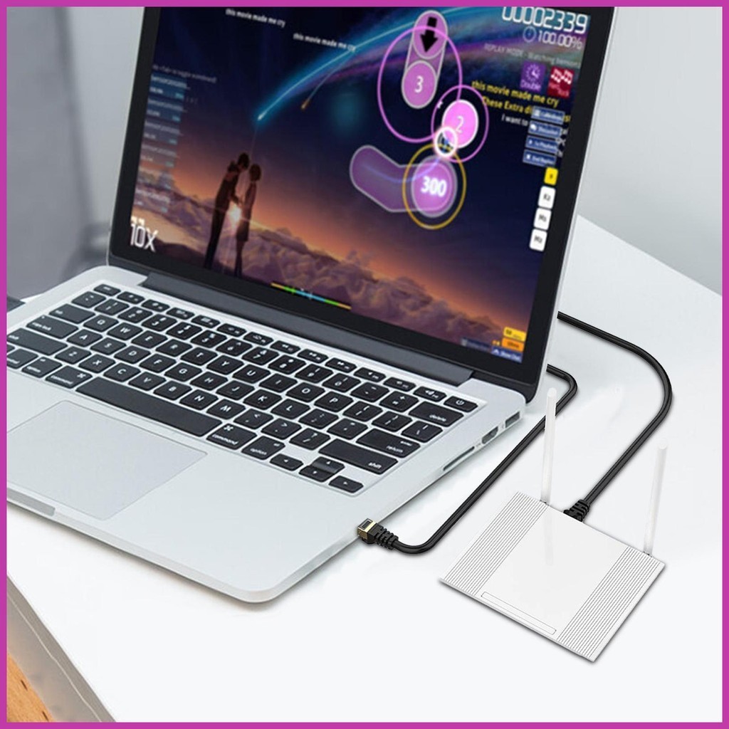 Ethernet Cable Heavy Duty Network Cord for Indoor Outdoor Use Stable ...