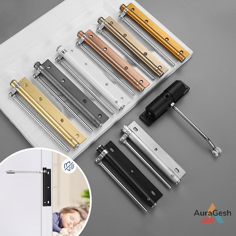 [AuraGesh] Adjustable Door Closers Surface Mounted Automatic Stainless ...