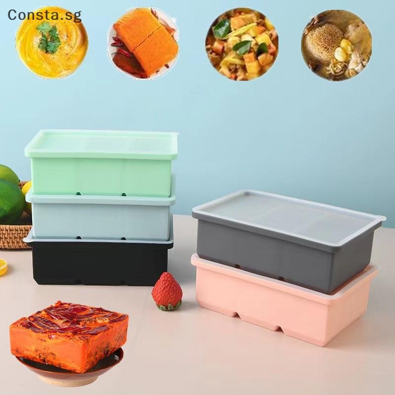 [Cons] Giant Storage For Food Meal Sauce With Lid Silicone Freezer ...