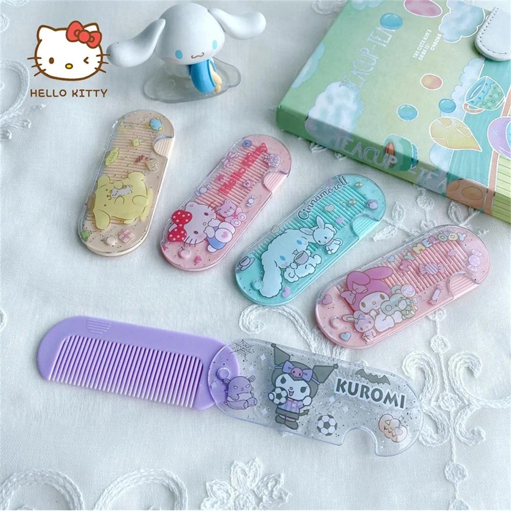 Sanrio Creative Folding Small Comb Cute Cinnamoroll Hello Kitty ...