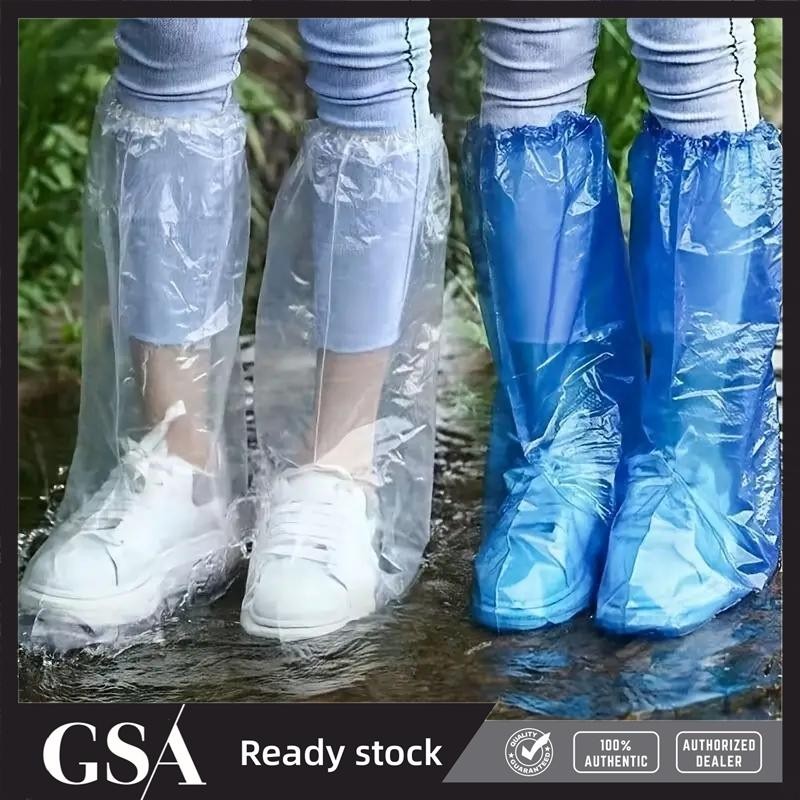 Waterproof Thick Plastic Shoes Cover for Rain Disposable Shoe Dust ...