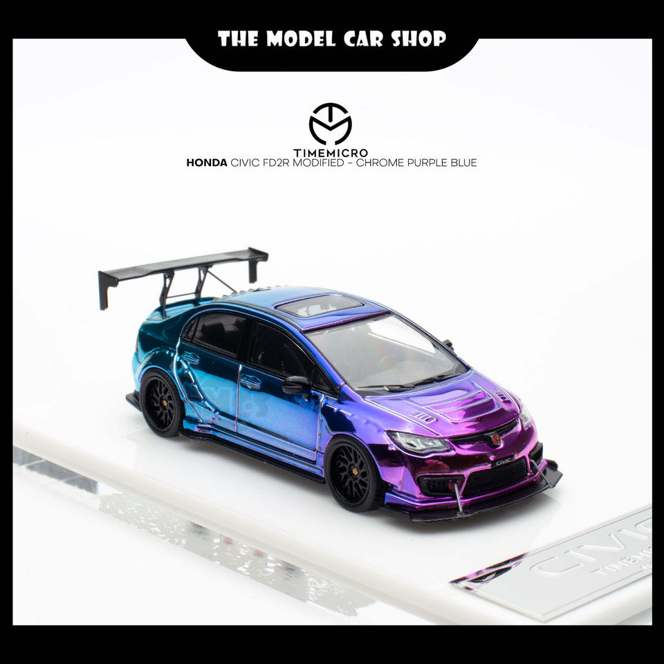 [Time Micro] Honda Civic FD2R Modified - Chrome Purple Blue | Shopee ...