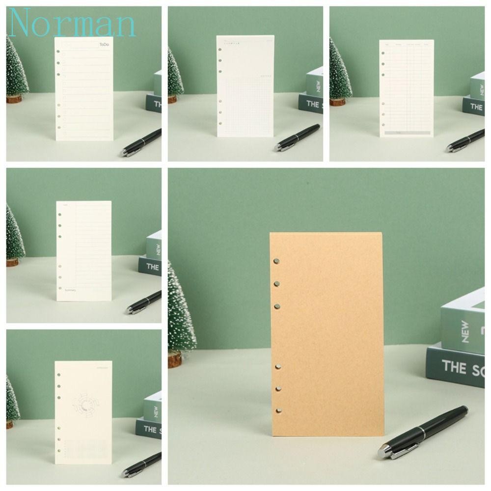 NORMAN Loose-Leaf Notebook Refill Paper, Refill Spiral Binder 45Sheet ...