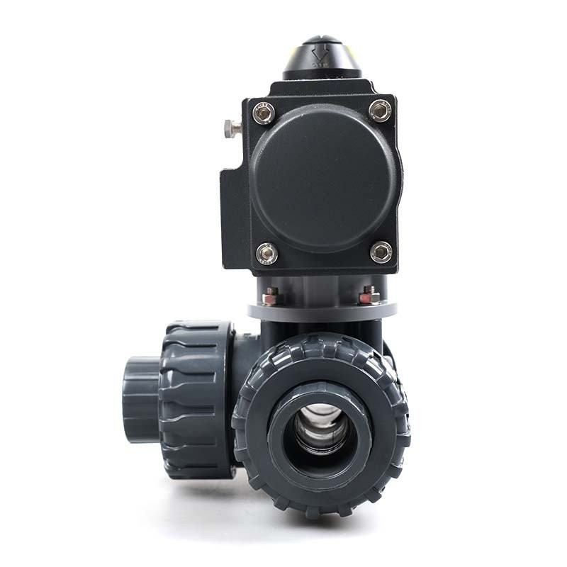 Injap bola kepala buddha pneumatik PVC UPVC plastik PPH anti-raput ...