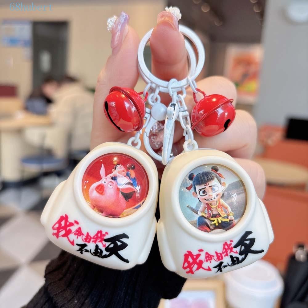 HUBERT Ne Zha Flashing Pendant, Anime Movies NeZha2 Collectible Ne Zha ...