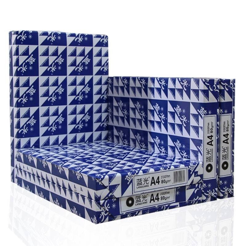 New Style 10 Packs Blue Copy Paper a4 Paper Blank Draft Paper 4 ...