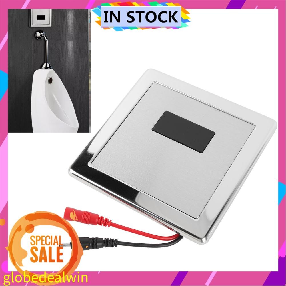 Globedealwin Automatic Sensor Urinal Valve Touchless Flush Wall Mounted ...