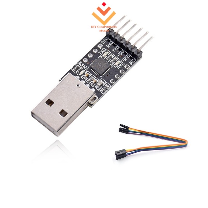 CP2102 USB 2.0 To TTL UART Module 6Pin Serial Converter STC Replace FT232 Module + 5 Pcs Wire ...
