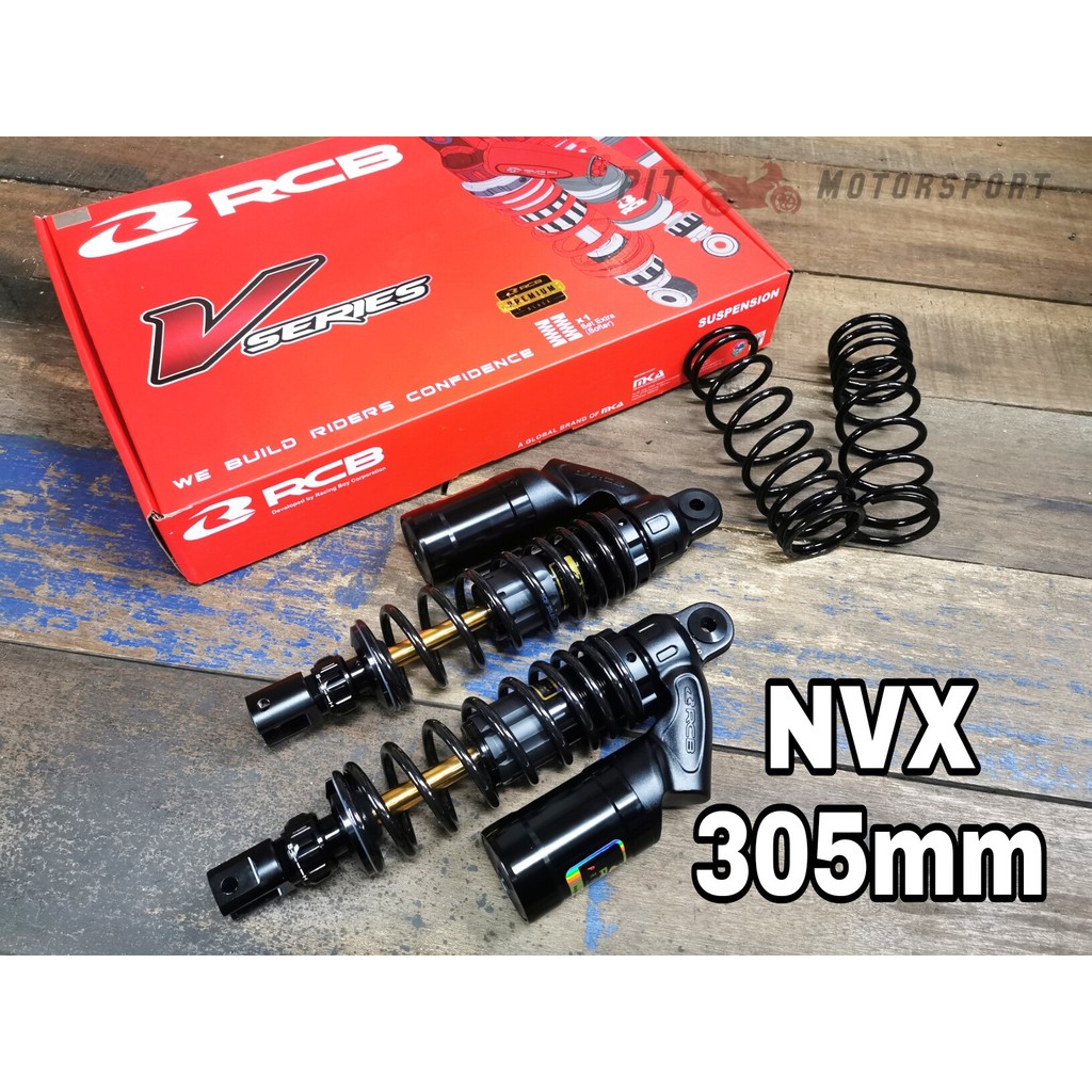RCB VS Absorber Set Yamaha NVX V1 V2 305mm NMAX V2 275mm Monoshock Mono ...