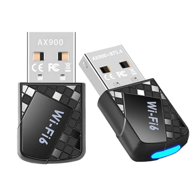 NANPLE USB Wifi Adapter with BT5.4 Wi-Fi 6 AX900 Driver Free Wireless ...