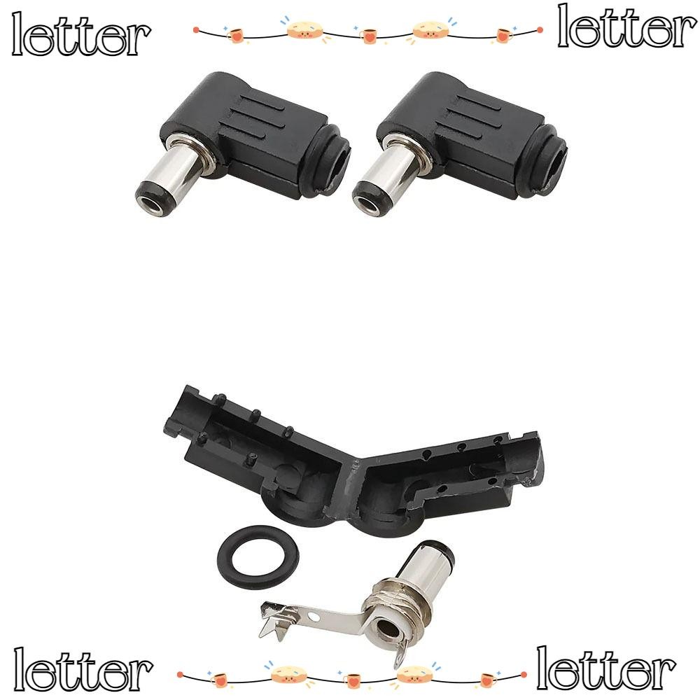 LETTER 90 Degree Welding Connector, Socket Right Angle DC Power Male ...