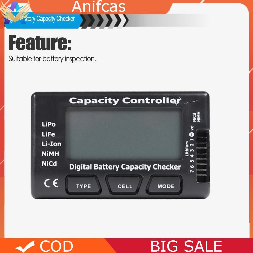 Digital Battery Capacity Checker RC CellMeter 7 2-7S for Li-ion ...