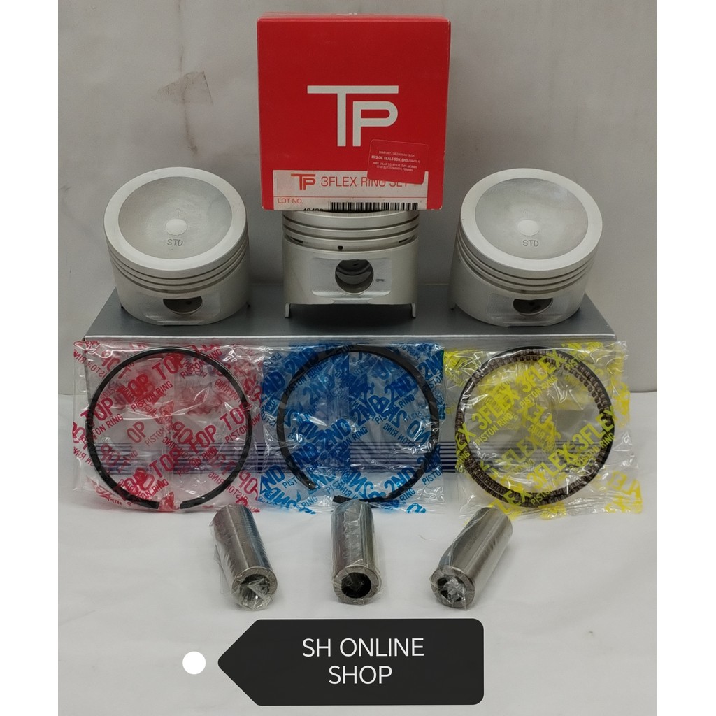 Piston Assy (TRIM)+Piston Ring (TP JAPAN) for Perodua Kancil 850 "66 ...