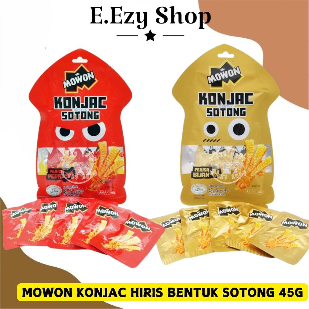 Mowon Konjac Brntuk Sotong Bijian / Spicy 45g (Pack) | Shopee Malaysia
