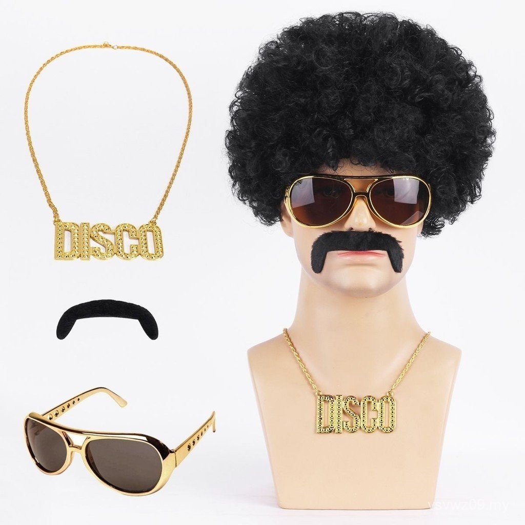 Singer Big Bang Head Wig Punk Retro Video Shooting Stage Performance ...