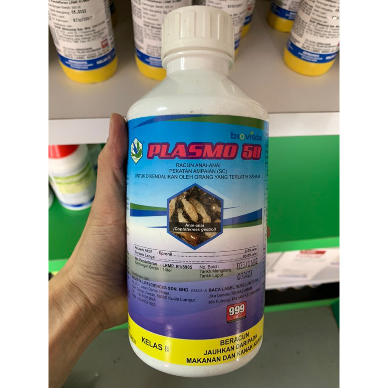 [ORIGINAL] 1L PLASMO 50 /Fipronil 5% BIOVISTA RACUN ANAI-ANAI TIDAK ...