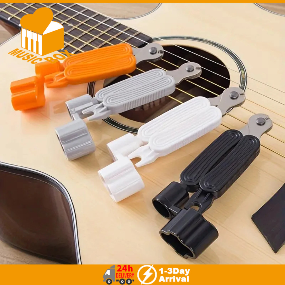 3 IN 1 Guitar String Winder String Cutter Pin Puller Instrument Guitar ...