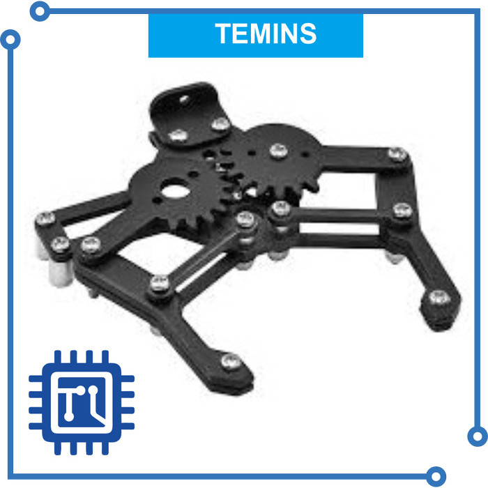 Aluminum Robot Clamp Gripper Arm Clamp Claw Mount For Servo | Shopee ...