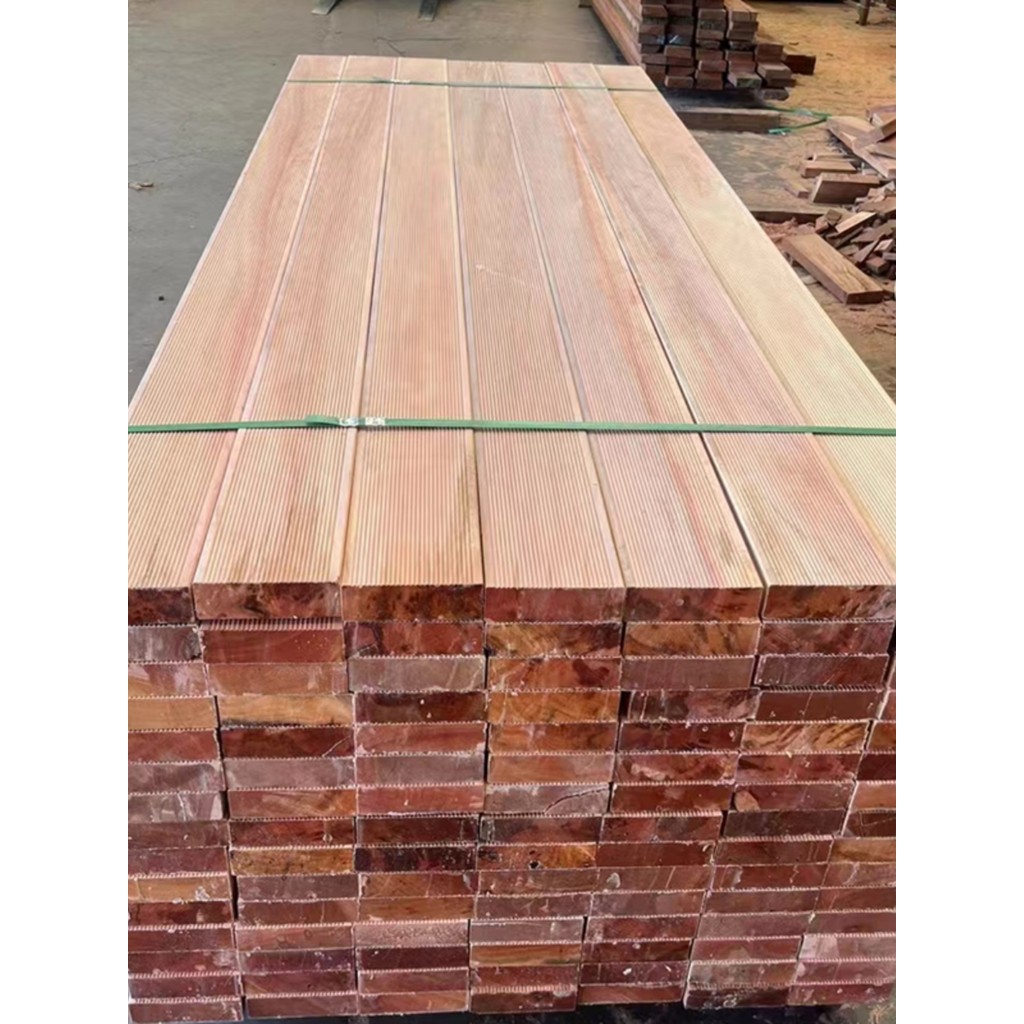 Grid Nanas Lantai Kayu Anti Kakisan Teres Luar Halaman Papan Papan Kayu ...
