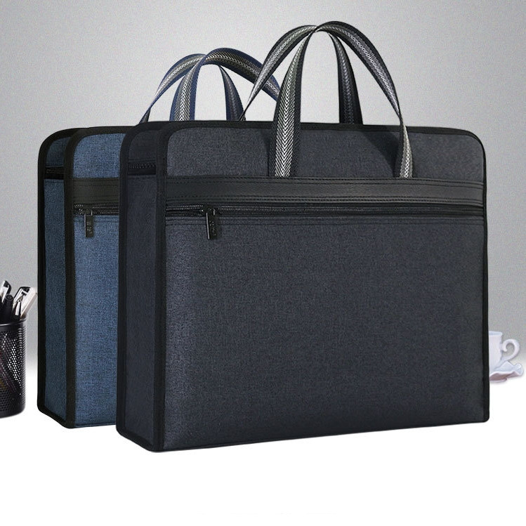Business Bag A4 Document Waterproof File Zipper Bag Portable Office ...