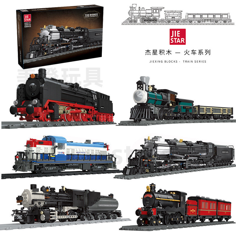 Jiexing 59001-20TH10 Model Kereta Api Simulasi Lokomotif Stim Mainan ...
