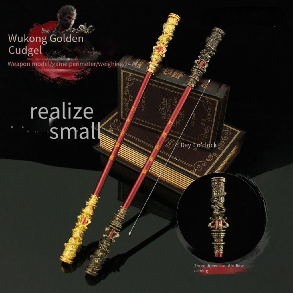 Black Myth Wukong Weapon Large Sun Wukong Ruyi Golden Band Weapon Model Qi Tian Da Sheng Ruyi ...