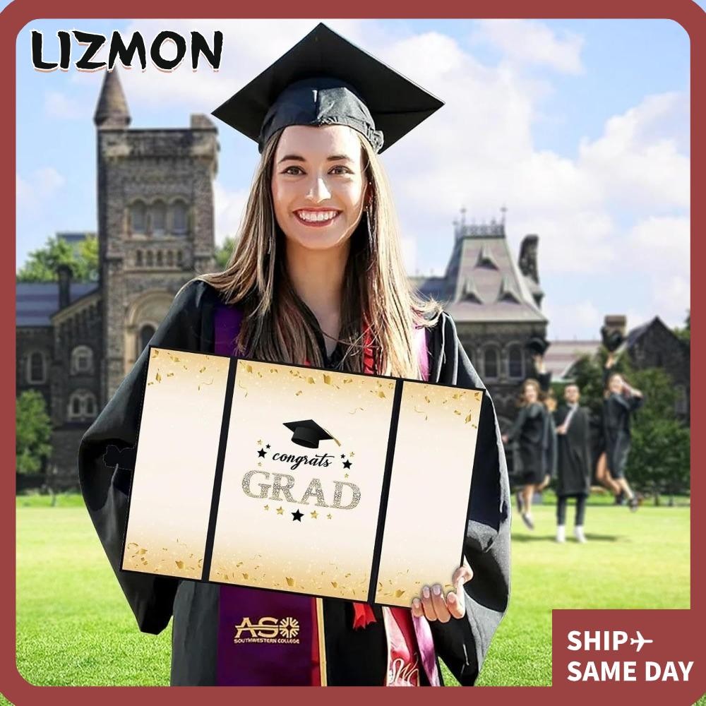 LIZMON Graduation Signature Book, 2025 Foldable Signature Guestbook ...