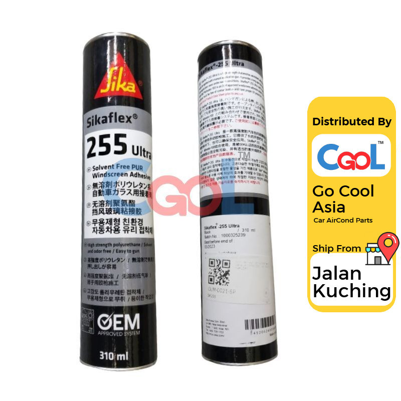 SIKA SIKAFLEX WINDSCREEN ADHESIVE 255 ULTRA WINDSCREEN SEALANT (310ML ...