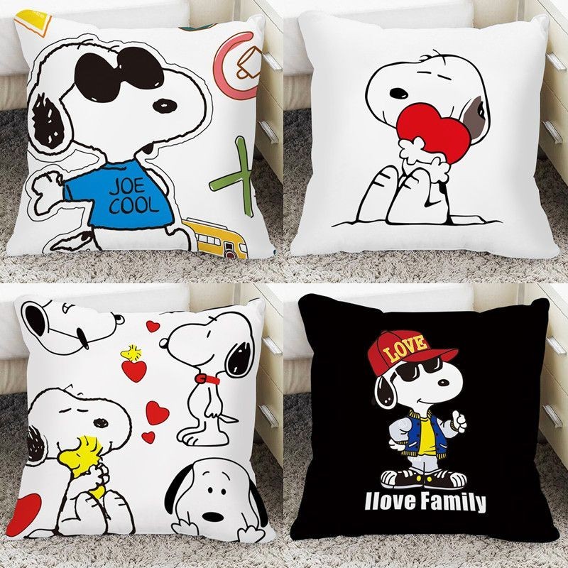 Snoopy pillow cartoon cute living room sofa cushion children's birthday ...