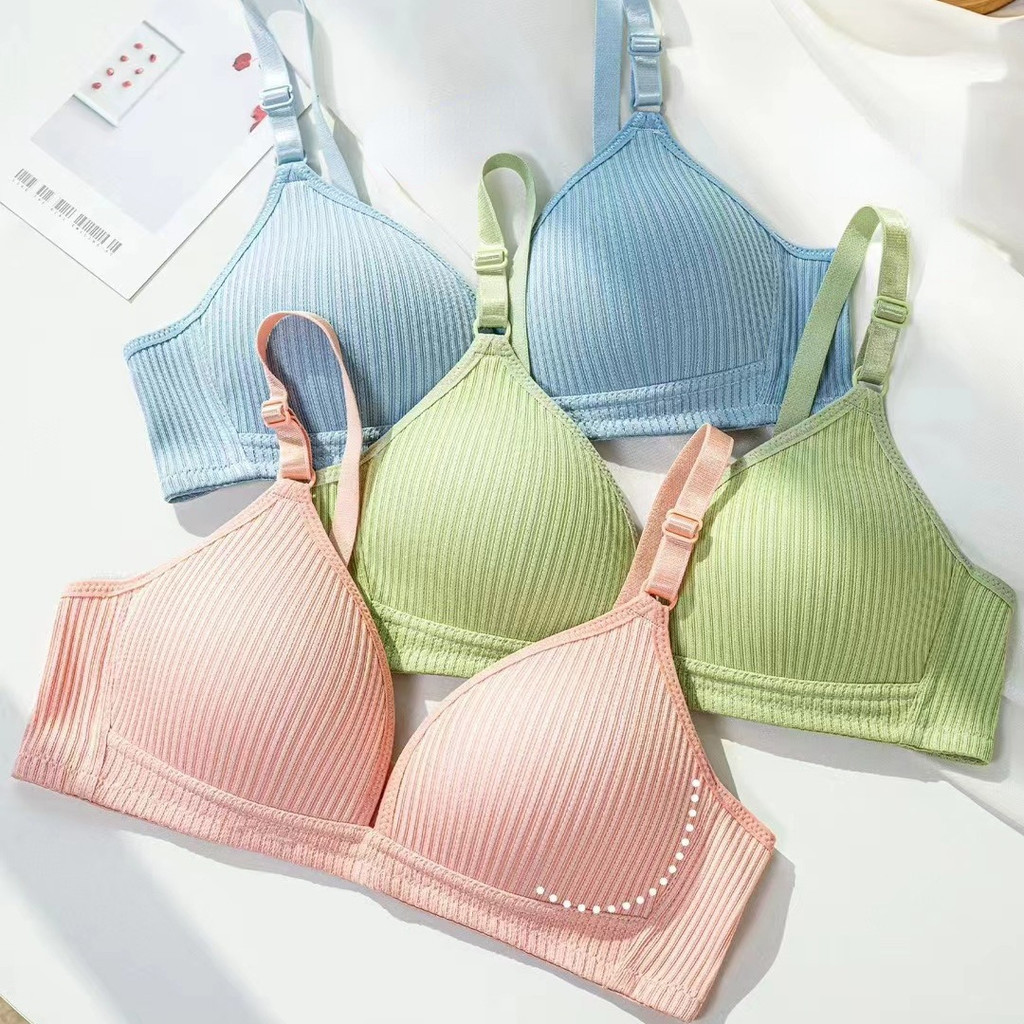 Japanese Bra Women Wireless Seamless Cotton Sexy Top Support Beautiful ...