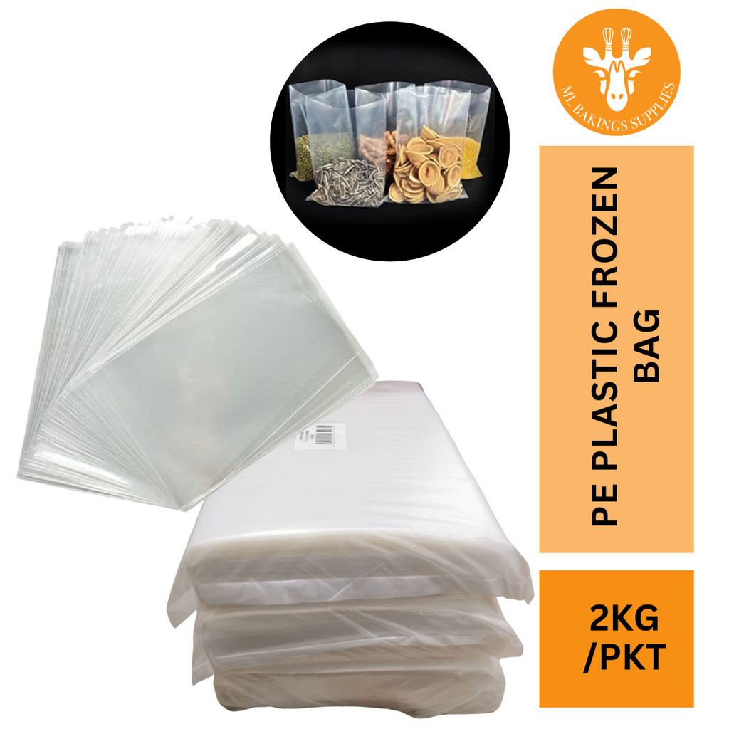 [READY STOCK] PE Plastic Bag 2KG+- Clear Plastic Bag /PE Frozen Bag ...