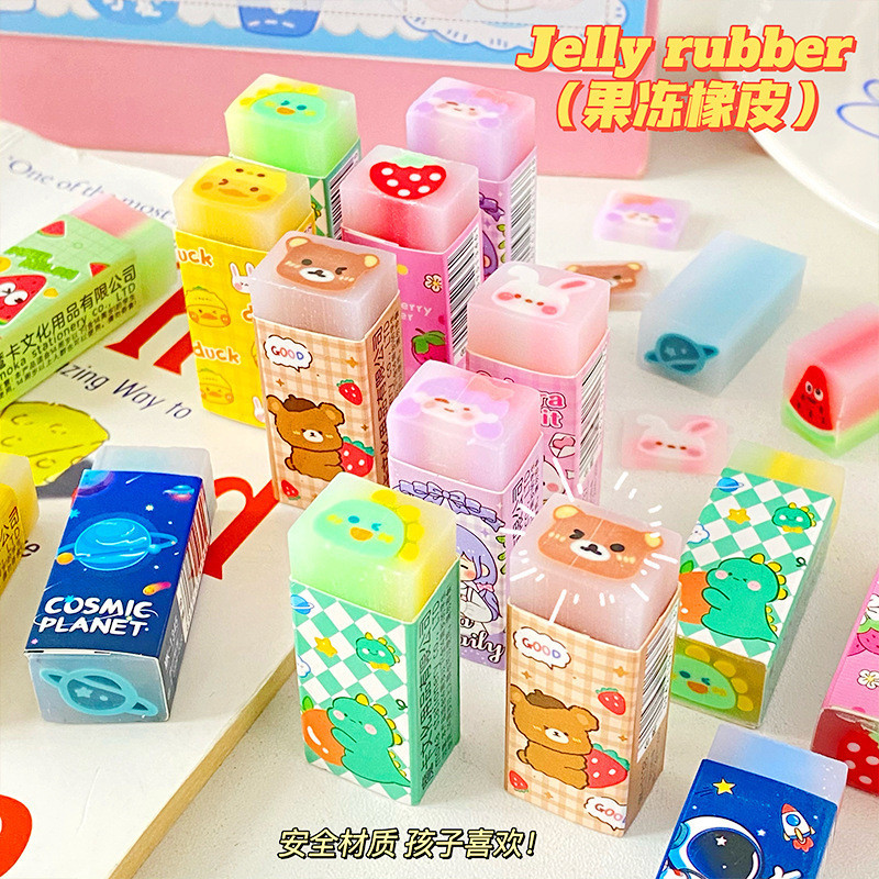 Cartoon Eraser, Student Sandwich Eraser Cute Stationery Pen | Shopee ...
