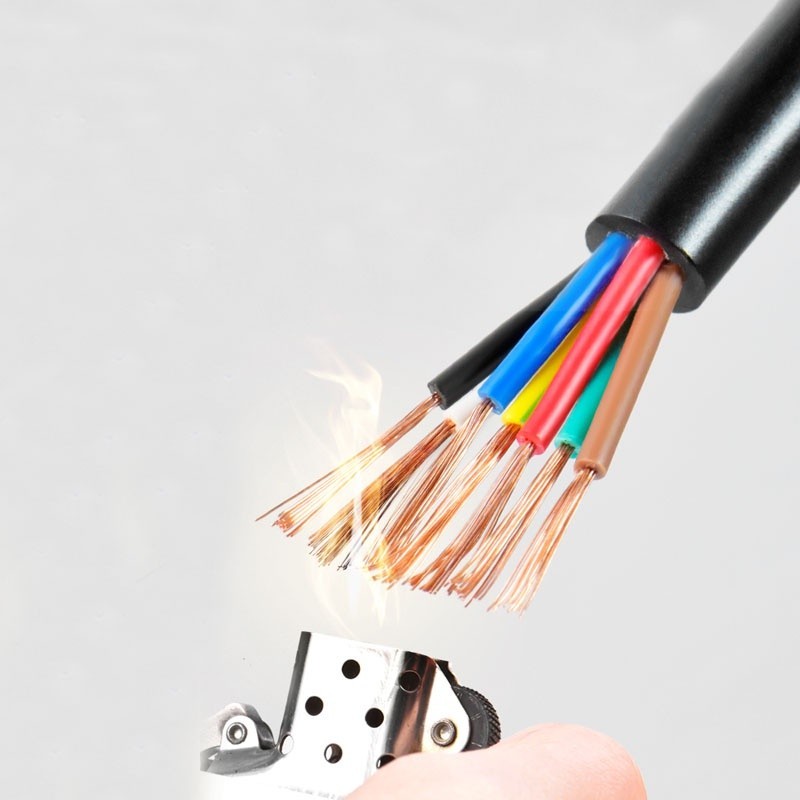 Ptr! RVV Cable 22AWG/20AWG/18AWG 2 3 4 5 6 7 8 10 Cores PVC Sheathed ...