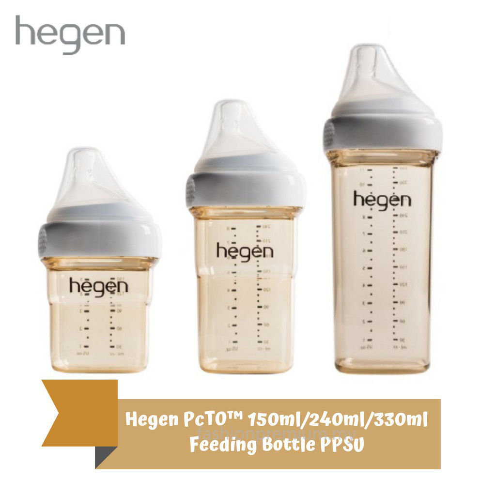 Hegen PCTO Feeding Bottle PPSU 150ML 240ML 330ML Bottle Drinking Bottle Teat Botol Susu Puting ...