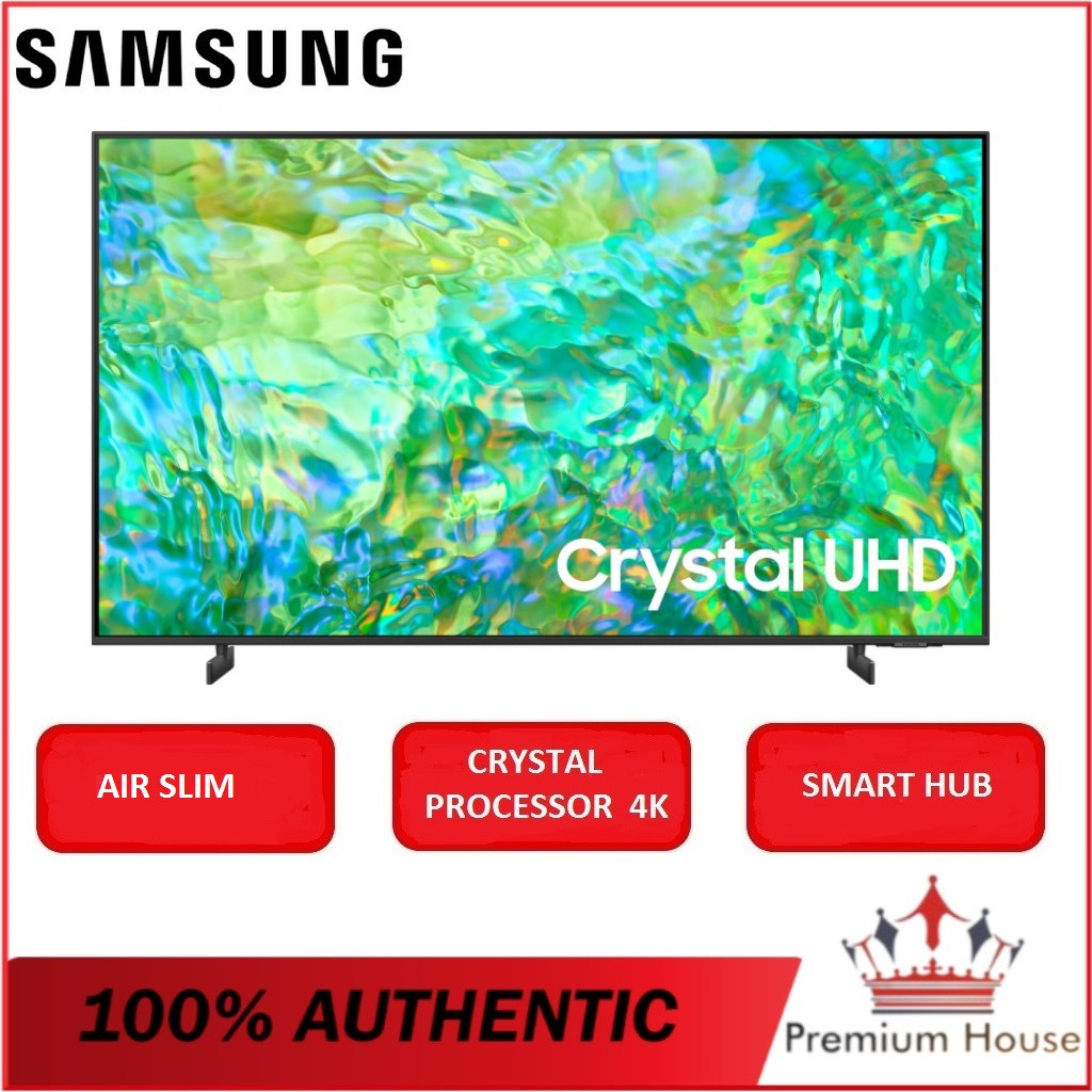 Samsung 85" Crystal UHD 4K DU8000 UA85DU8000KXXM Smart LED TV | Shopee ...
