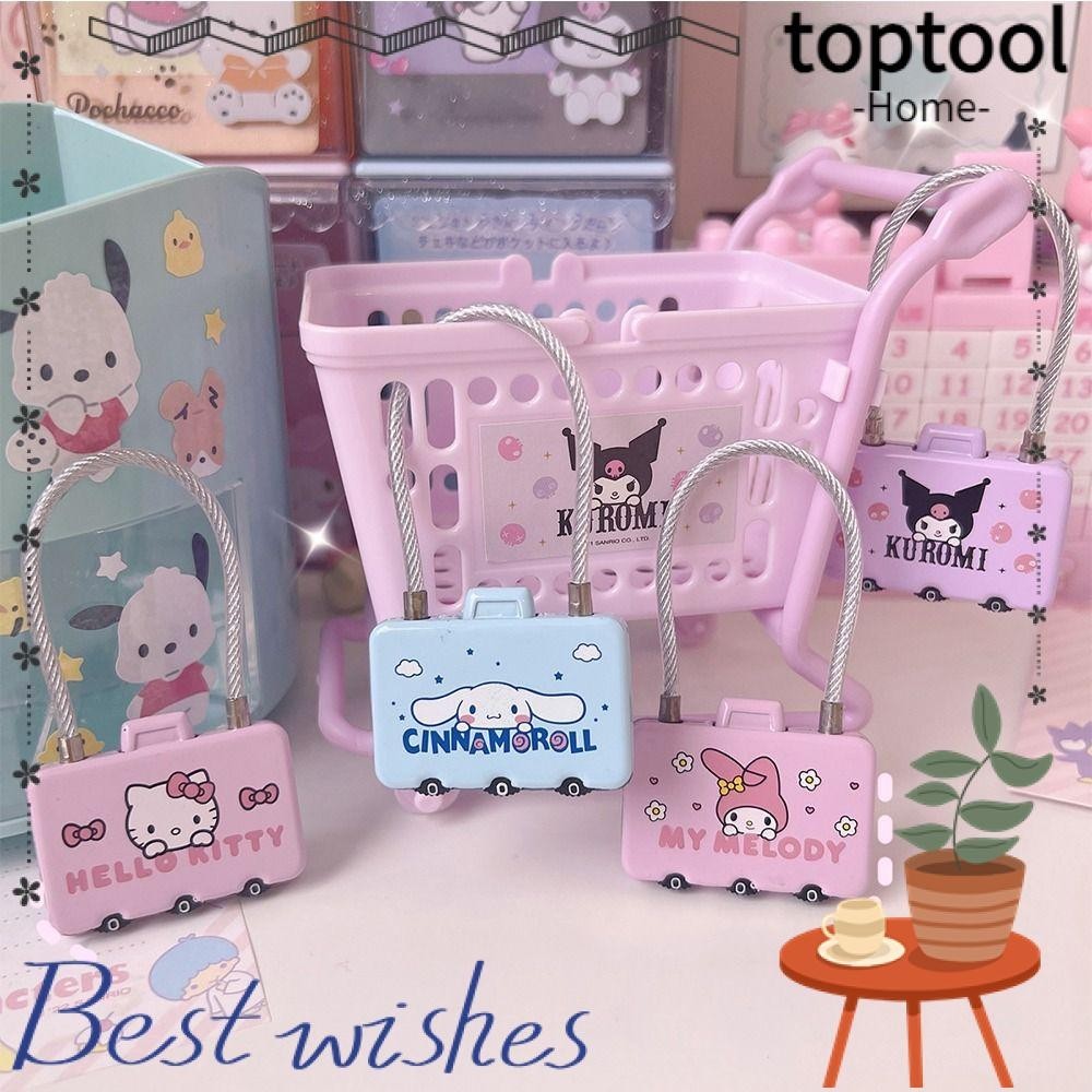 TOPTOOL Dormitory Cabinet Lock, Kuromi Anti-theft 3 Digit Password Lock ...