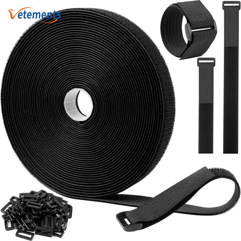 2.5cm*5m Cuttable Nylon Hook Loop Fastening Tapes Self-Adhesive ...