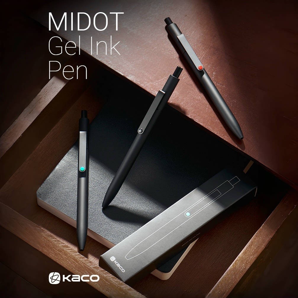 KACO MIDOT Click Gel Ink Ballpoint Pen 5 Colors 0.5mm | Shopee Malaysia
