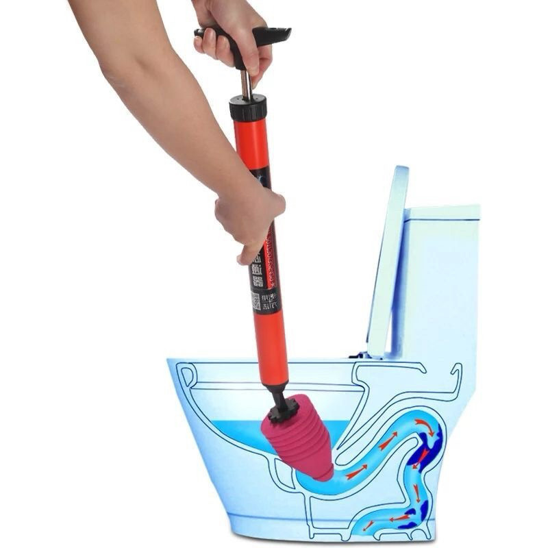 🔥New🔥High Pressure Toilet Unblock One Shot Toilet Pipe Plunger Air ...