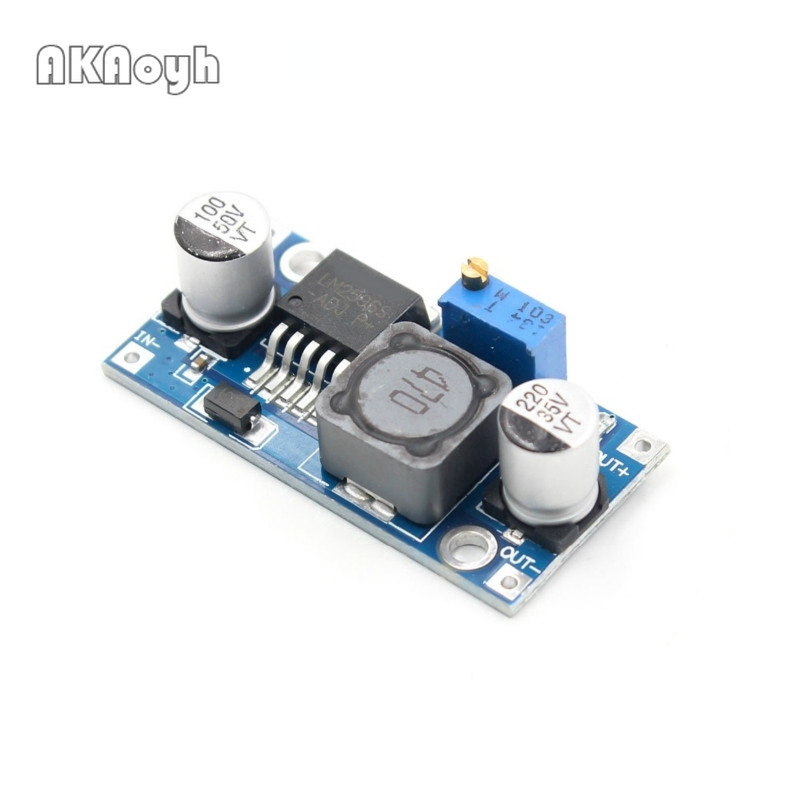 1Pcs lm2596 LM2596S DC-DC 3-40V adjustable step-down power Supply module Voltage regulator 3A ...