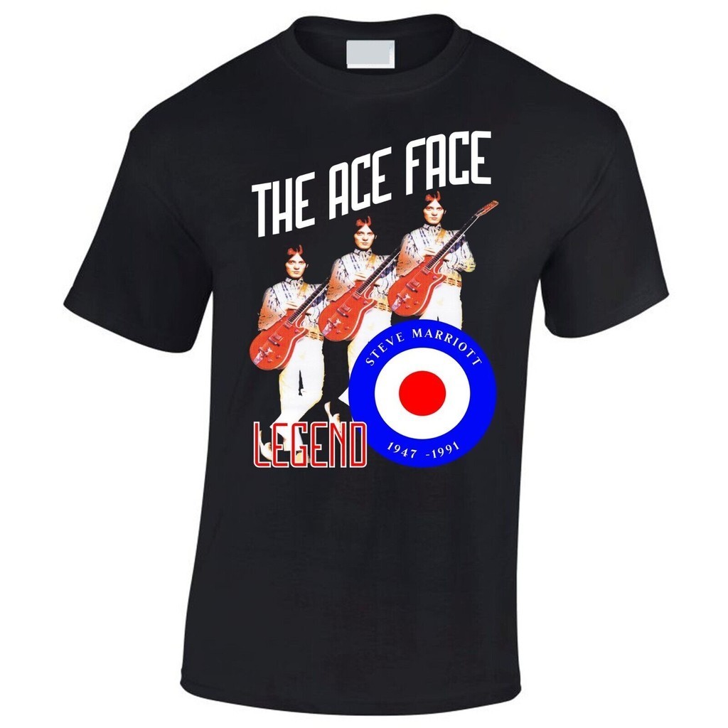 Steve Marriott Homage T-Shirt Mod Legend The Ace Face Small Faces ...