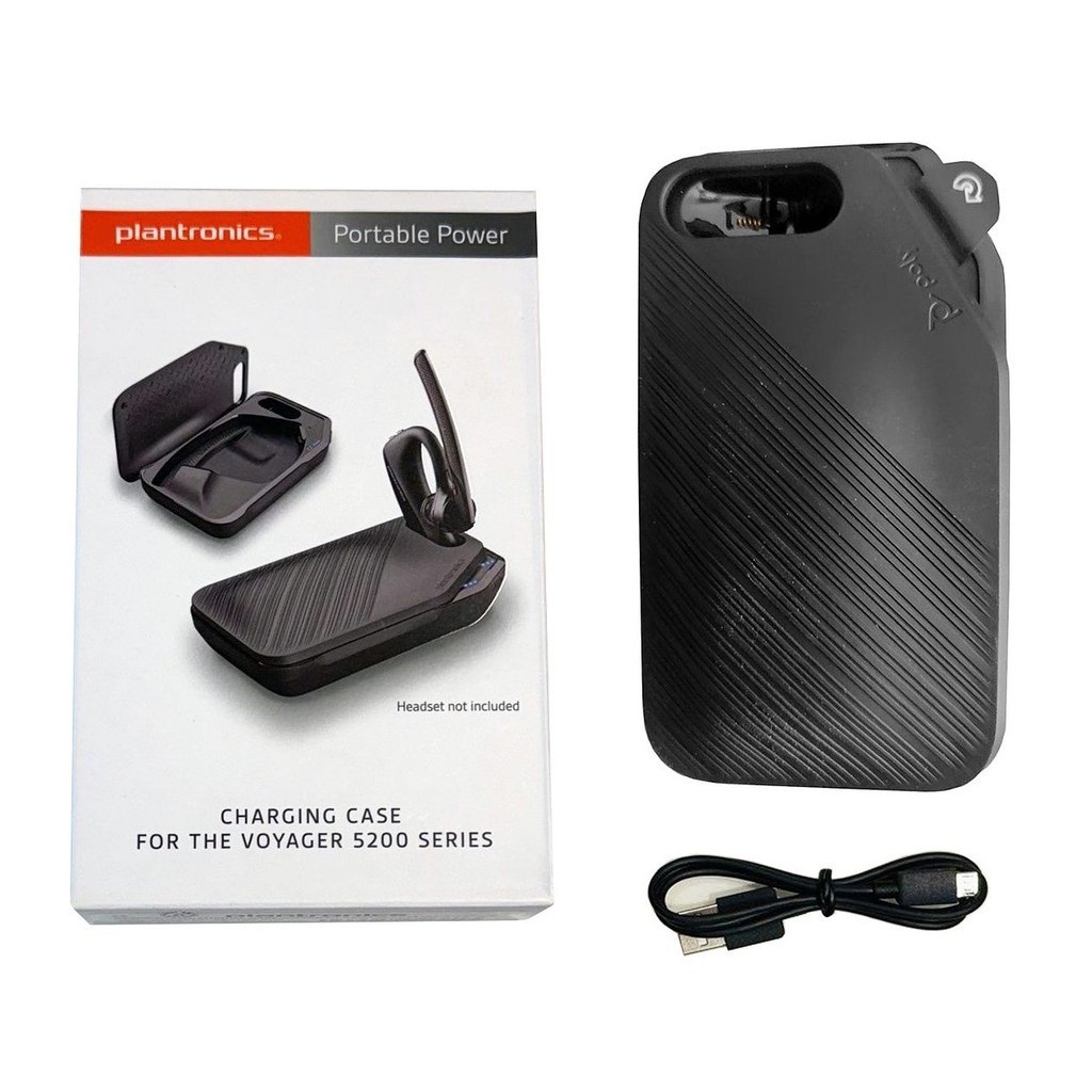 Poly Voyager 5200 Charging Case (Black) - Portable Power for Voyager ...