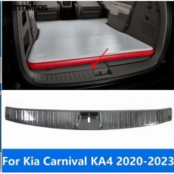 For Kia Carnival KA4 2021 2022 2023 Inner Rear Trunk Bumper Foot Plate ...