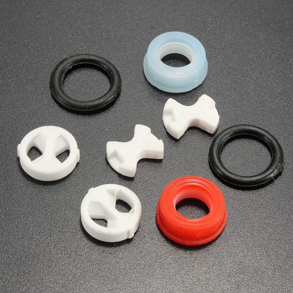 1/2'' Replacement Ceramic Disc Silicon Washer Insert Valve Tap Turn Set ...