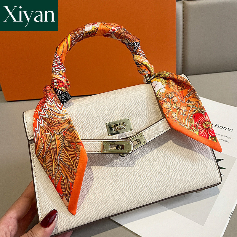 【ready stock】new fashion women printed bag handle scarf scarves neck ...