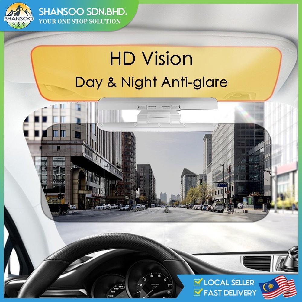 Safety Driving Car Sun Visor Adjustable HD Vision Day & Night Anti ...
