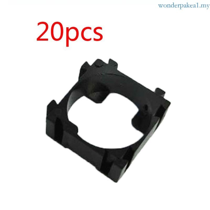 wonderpakea1 20 Pcs 18650 Battery Pack Holder Bracket Cell Safety Anti ...