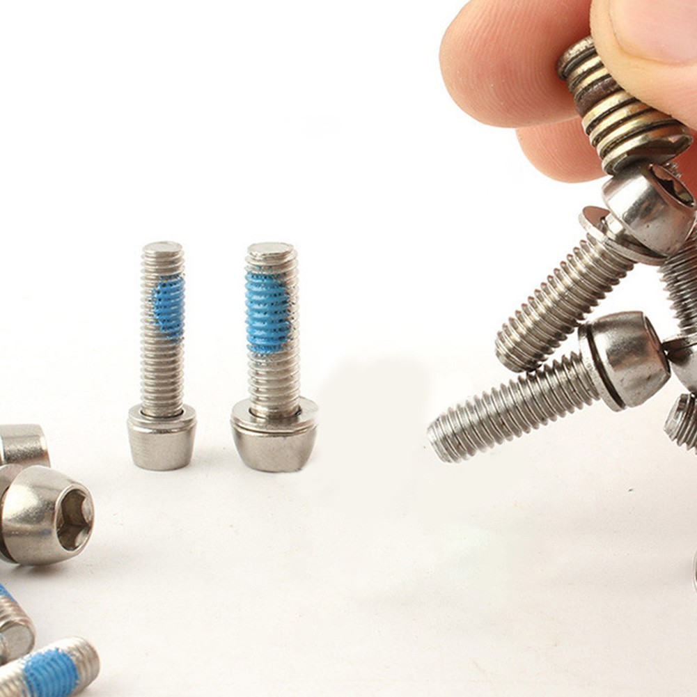 ⭐FEELING⭐ Stem Screw Stem Bolt Fits Road or MTB Handlebars 10 x M5/M6 ...