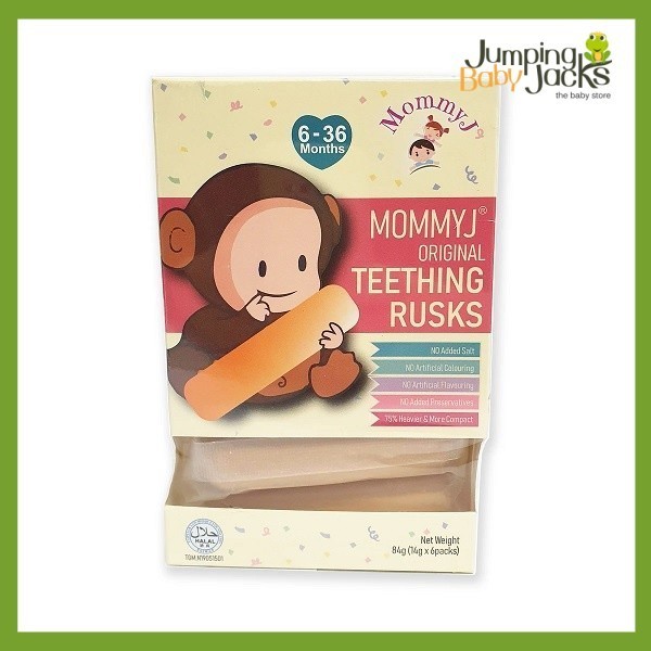 MommyJ Original Teething Rusks (14g x 6 packs) | Shopee Malaysia